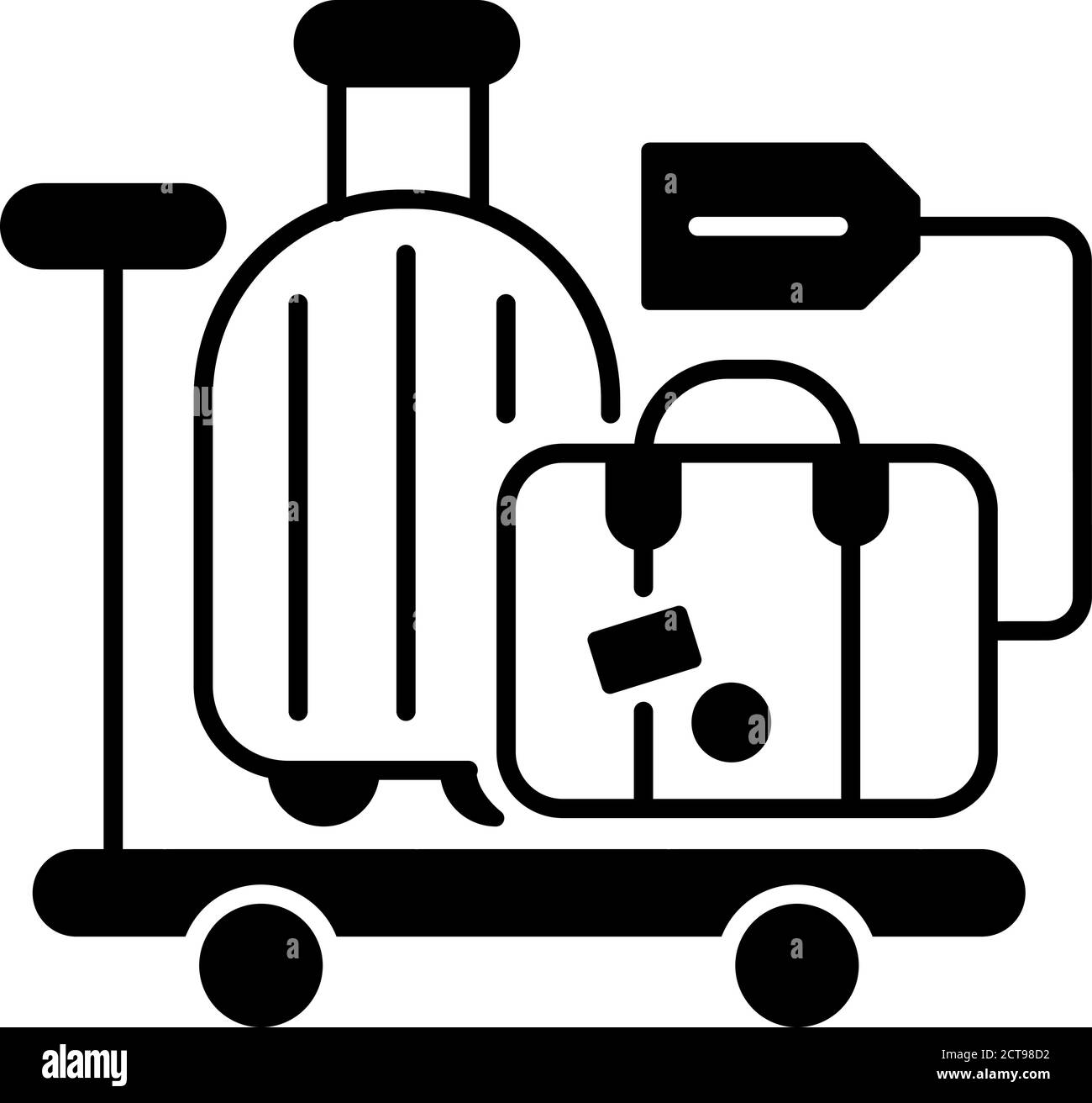 Railroad baggage wagon Stock Vector Images - Alamy