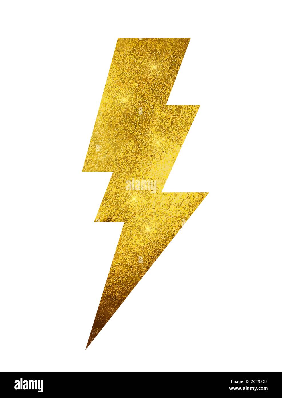 Sparkle lightning glossy bolt. Vector Illustration Stock Vector Image ...
