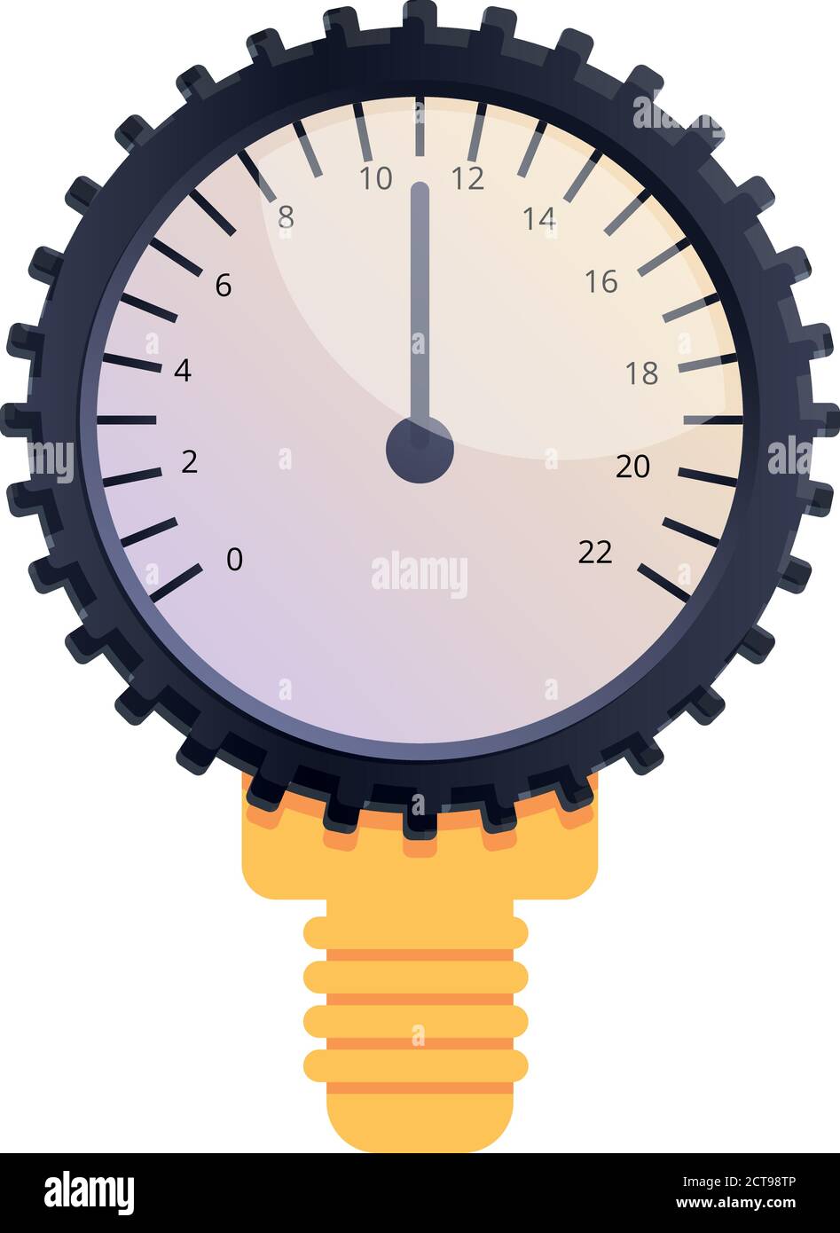 Water manometer icon. Cartoon of water manometer vector icon for web ...