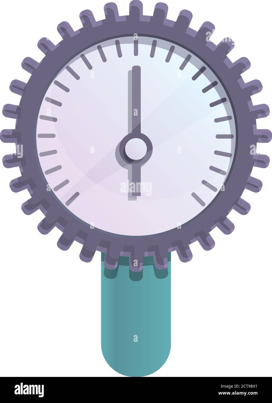 Machine manometer icon. Cartoon of machine manometer vector icon for ...