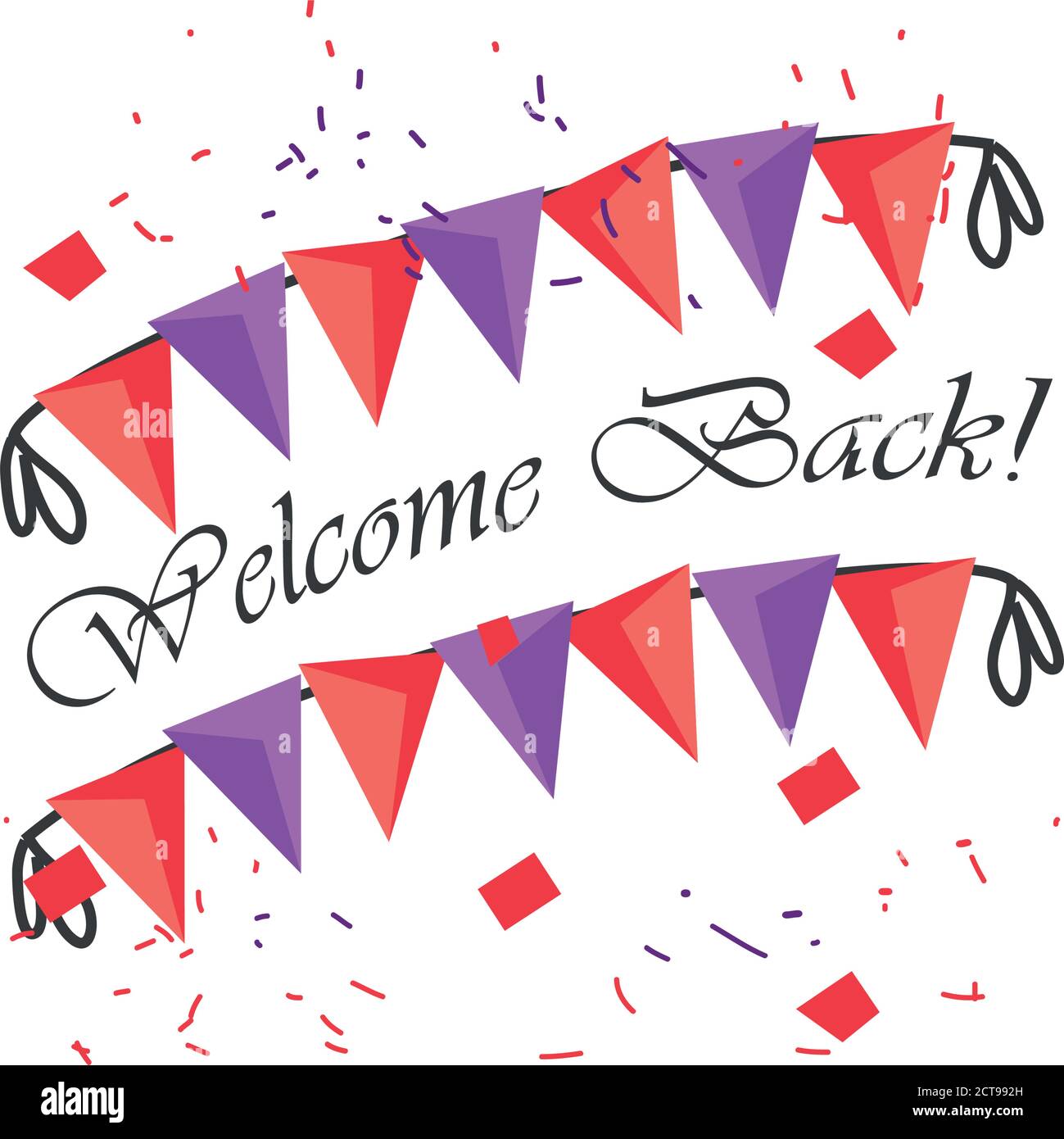 Welcome Back Banner Cut Out Stock Images & Pictures - Alamy