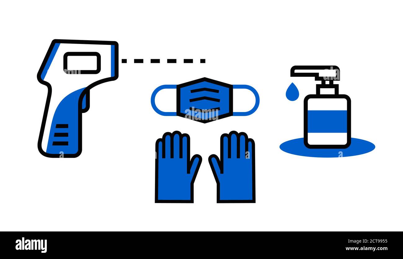 Check control medical mask Stock Vector Images - Alamy