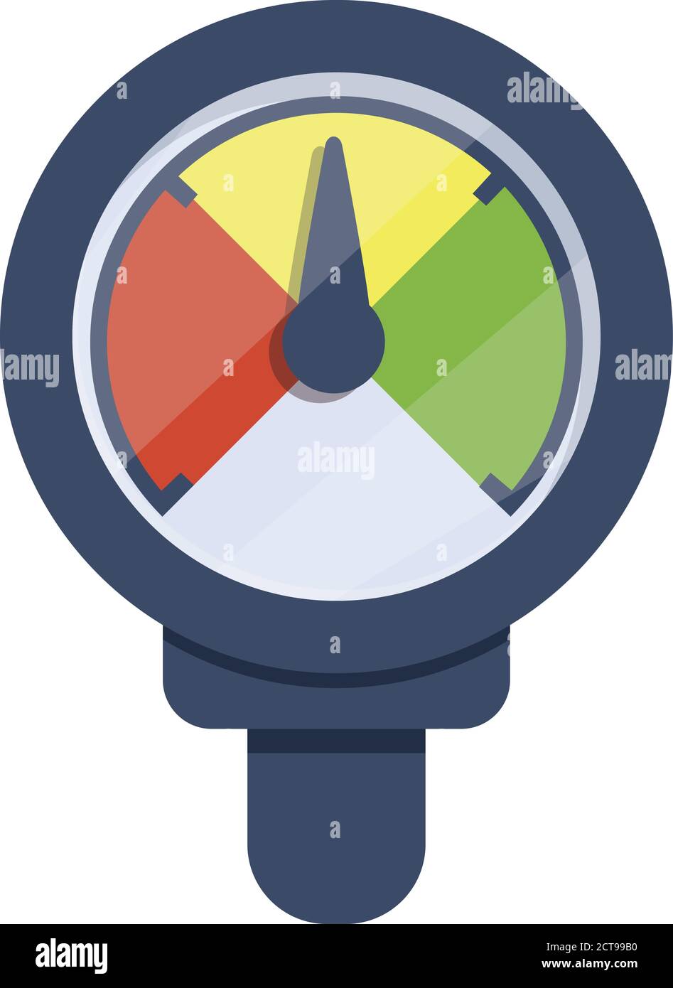 Sensor manometer icon. Cartoon of sensor manometer vector icon for web ...