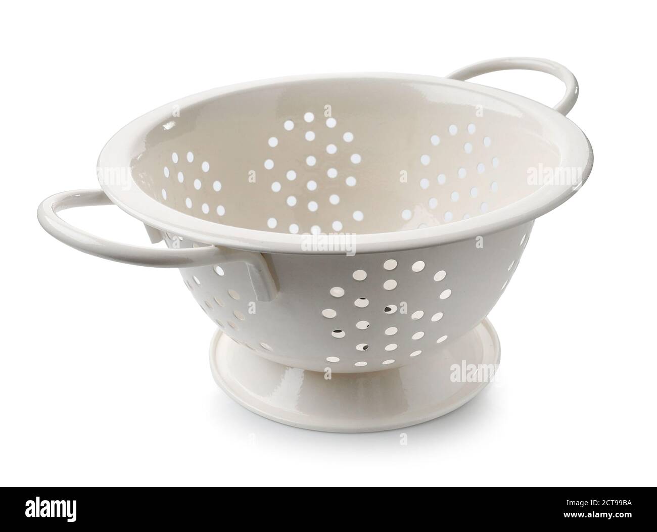 new colander isolated on white background Stock Photo - Alamy