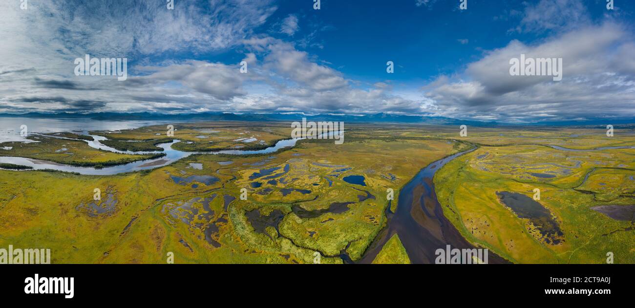 Avacha river delta on Kamchatka Stock Photo - Alamy