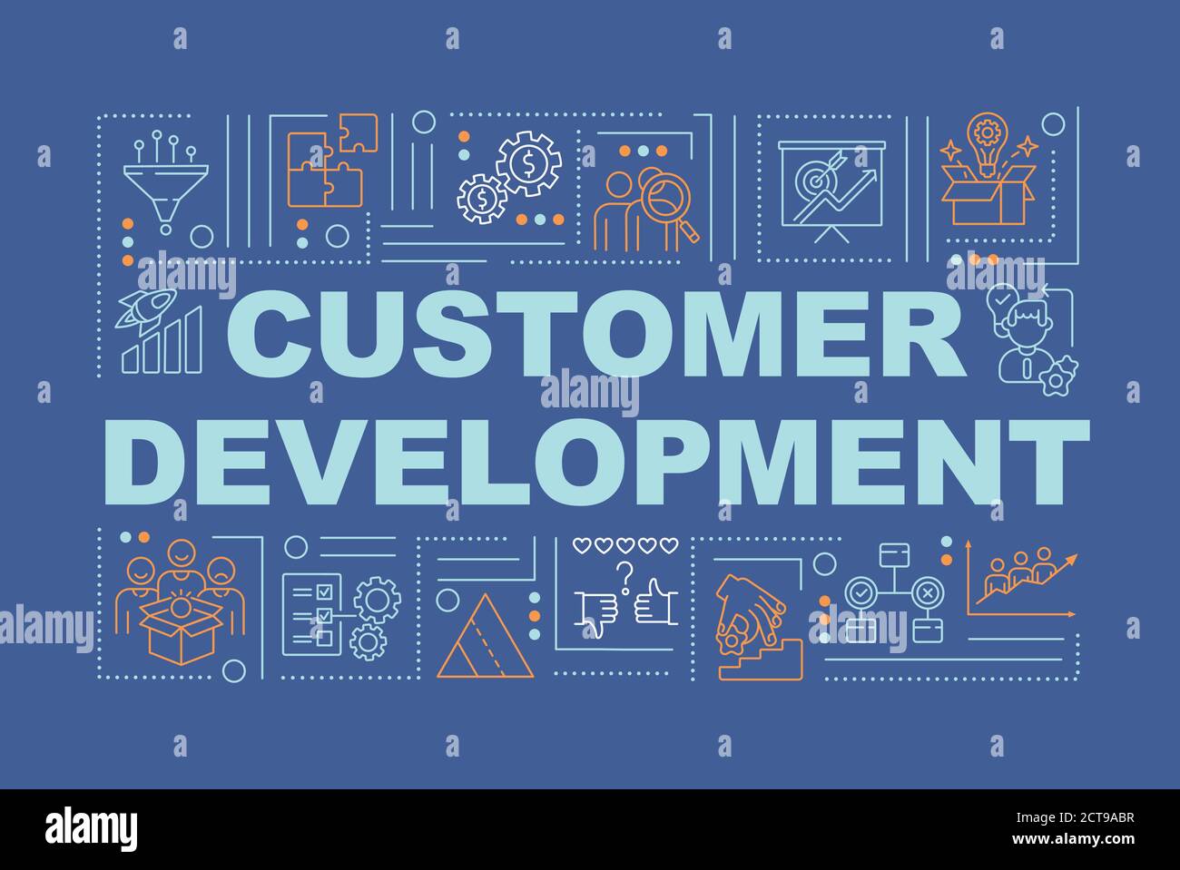 Customer development word concepts banner Stock Vector Image & Art - Alamy
