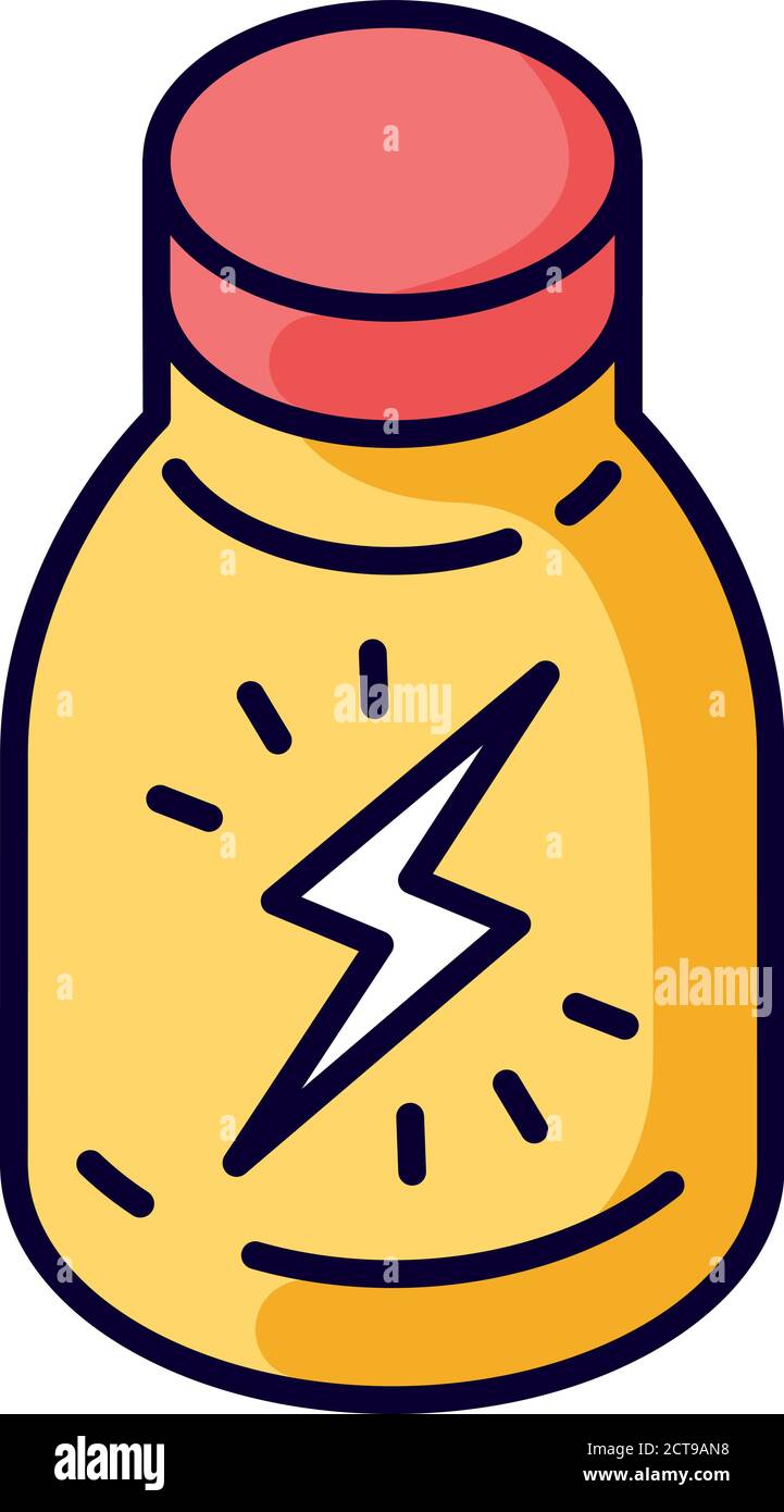 Energy shot RGB color icon Stock Vector Image & Art - Alamy