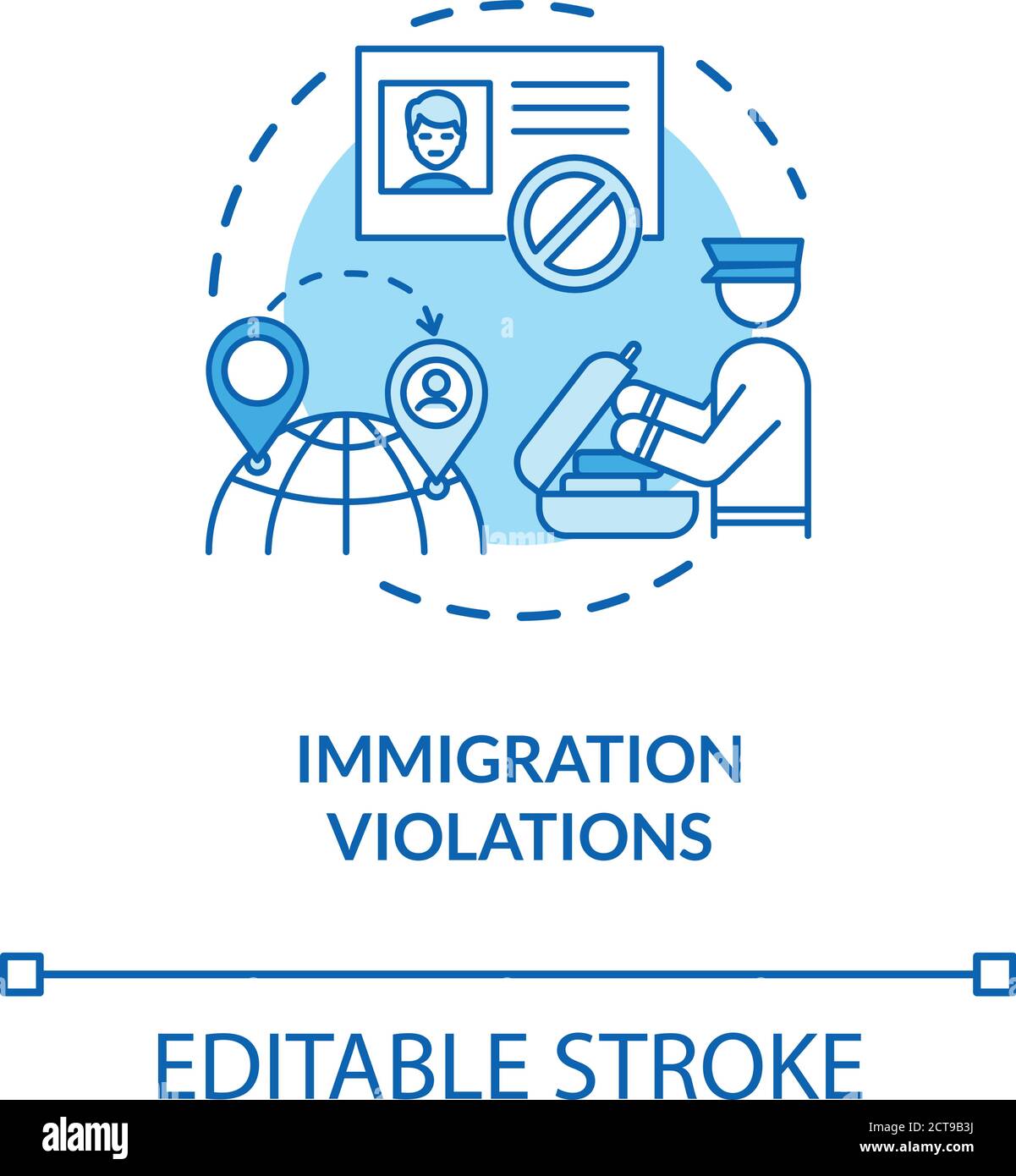 Criminal violations Stock Vector Images - Alamy