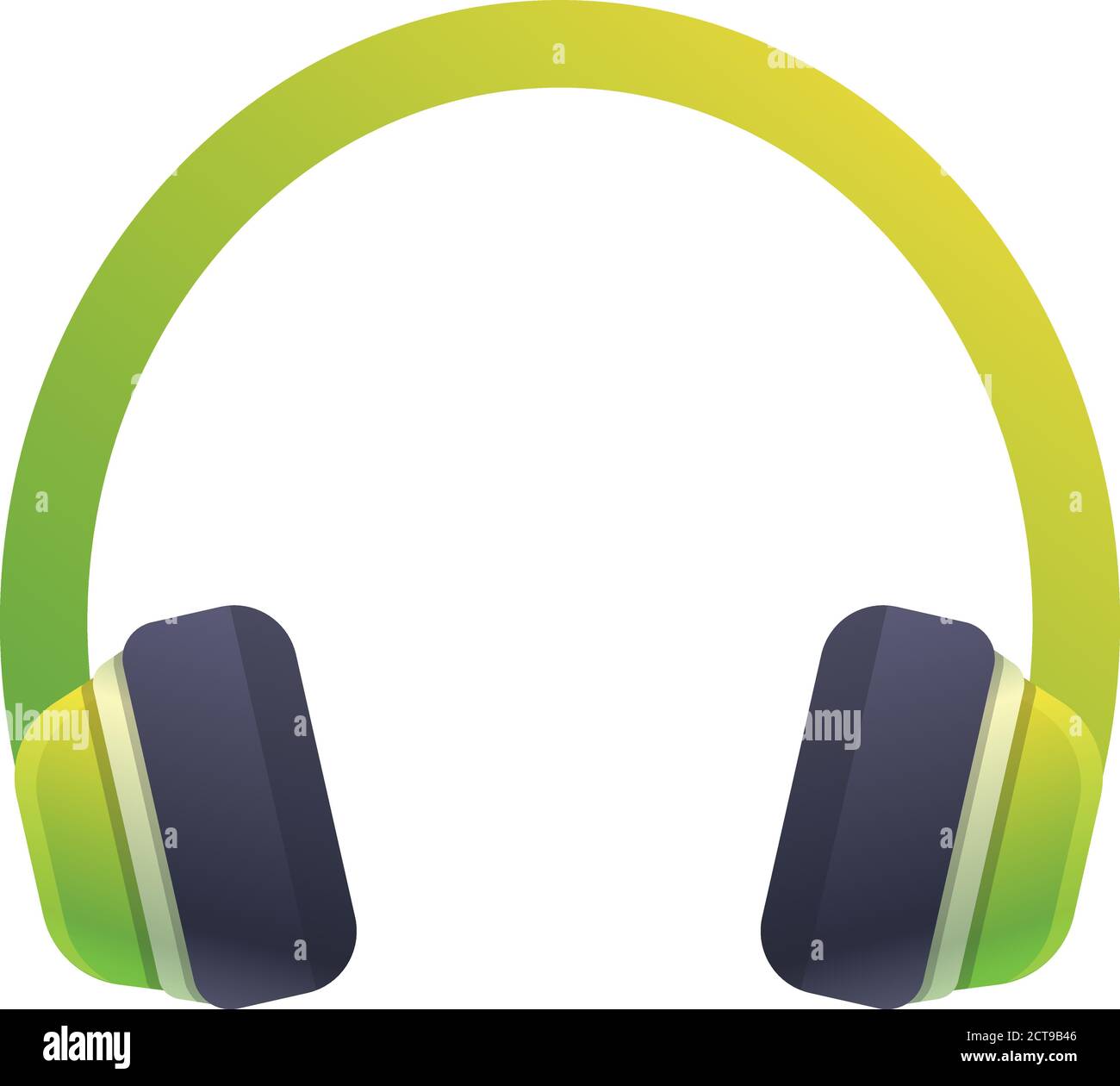 Listen music headphones icon. Cartoon of listen music headphones vector ...