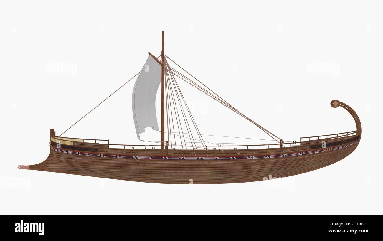 ancient boat isolated Stock Photo - Alamy