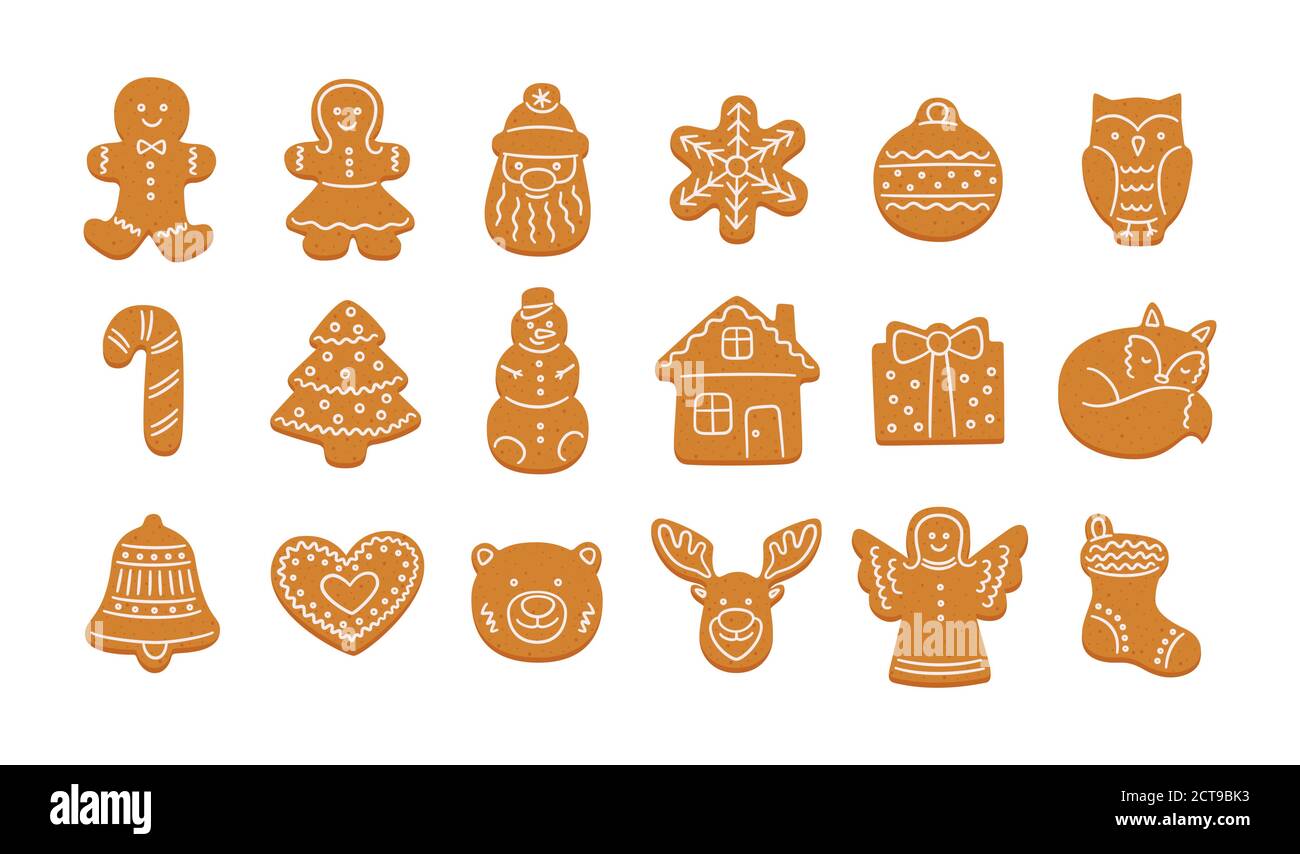 Cute reindeer cookies Stock Vector Images - Alamy