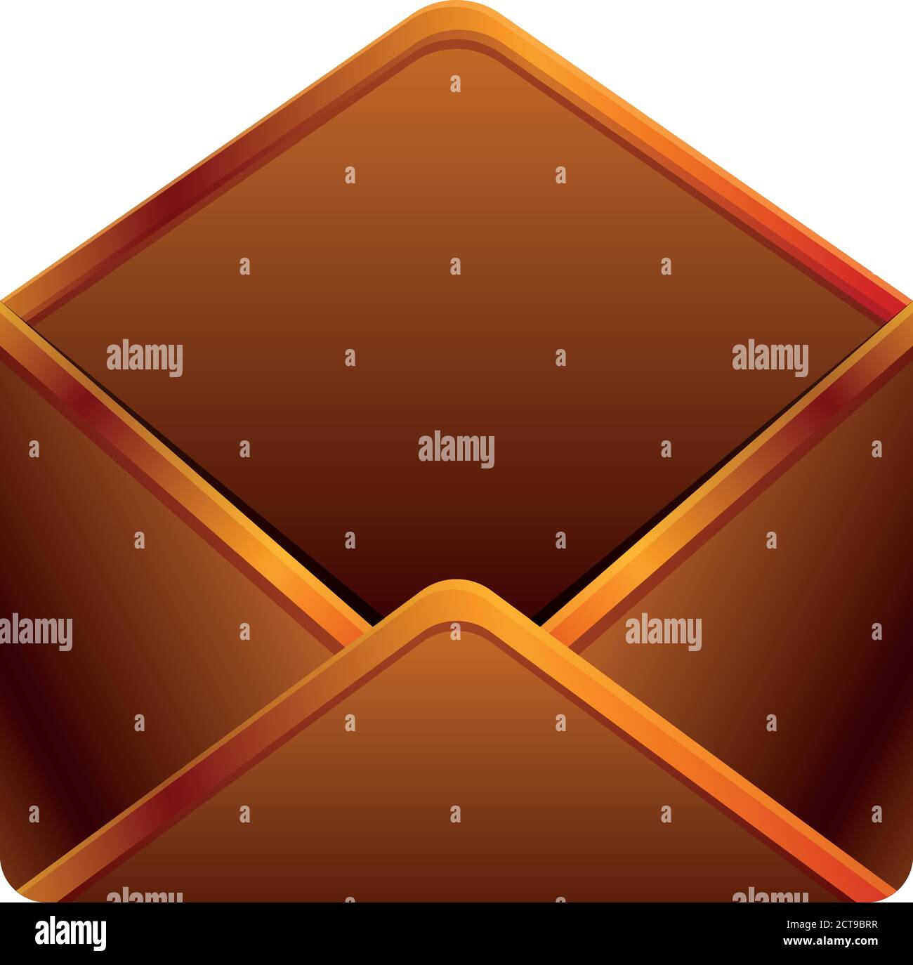 Royal envelope icon. Cartoon of royal envelope vector icon for web ...