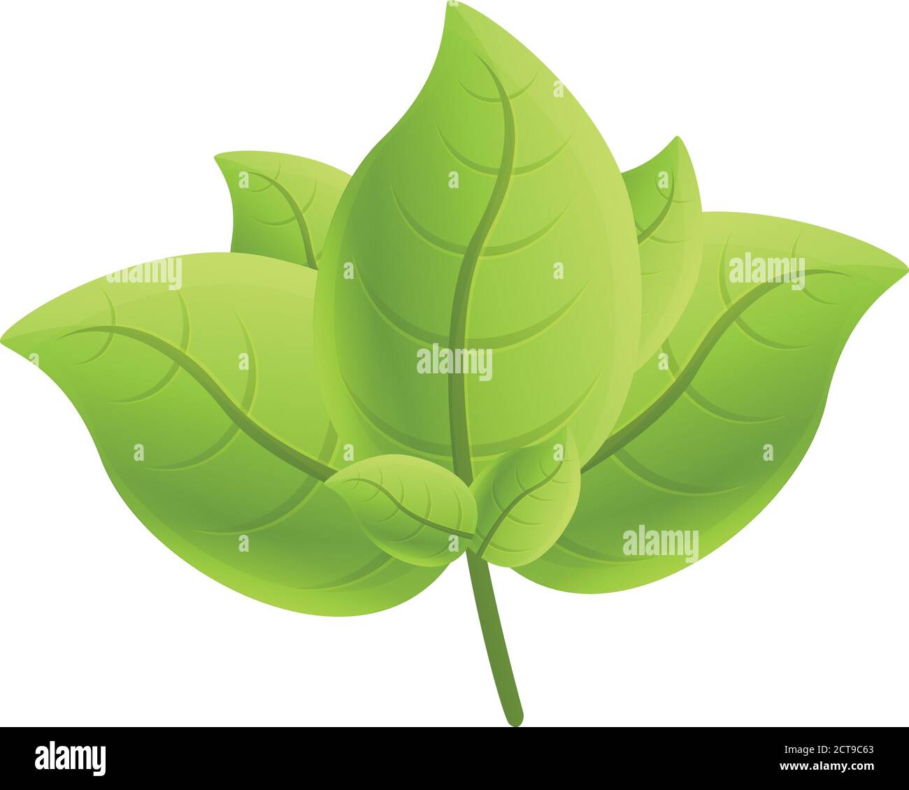 Basil cooking icon. Cartoon of basil cooking vector icon for web design ...