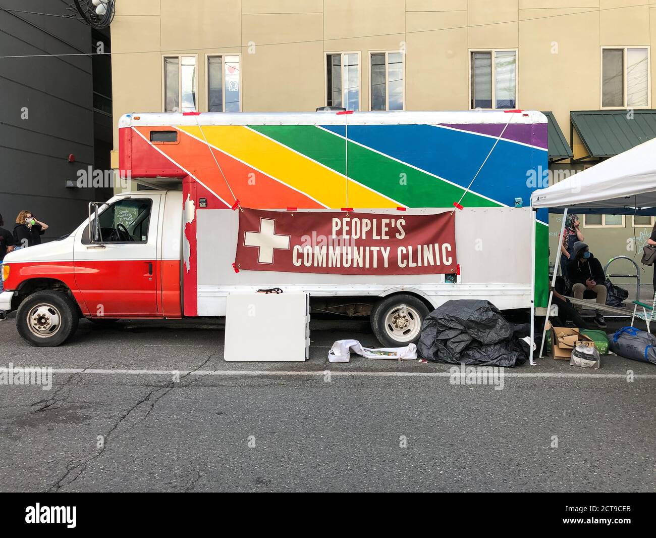 Seattle, USA Jun 11, 2020: Chaz Community Clinic located by the East ...