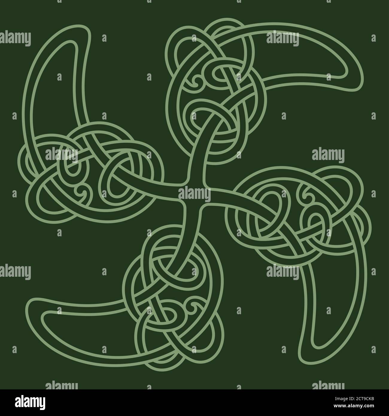 Ancient Celtic design. Celtic Scandinavian style sun cross. Solar ...