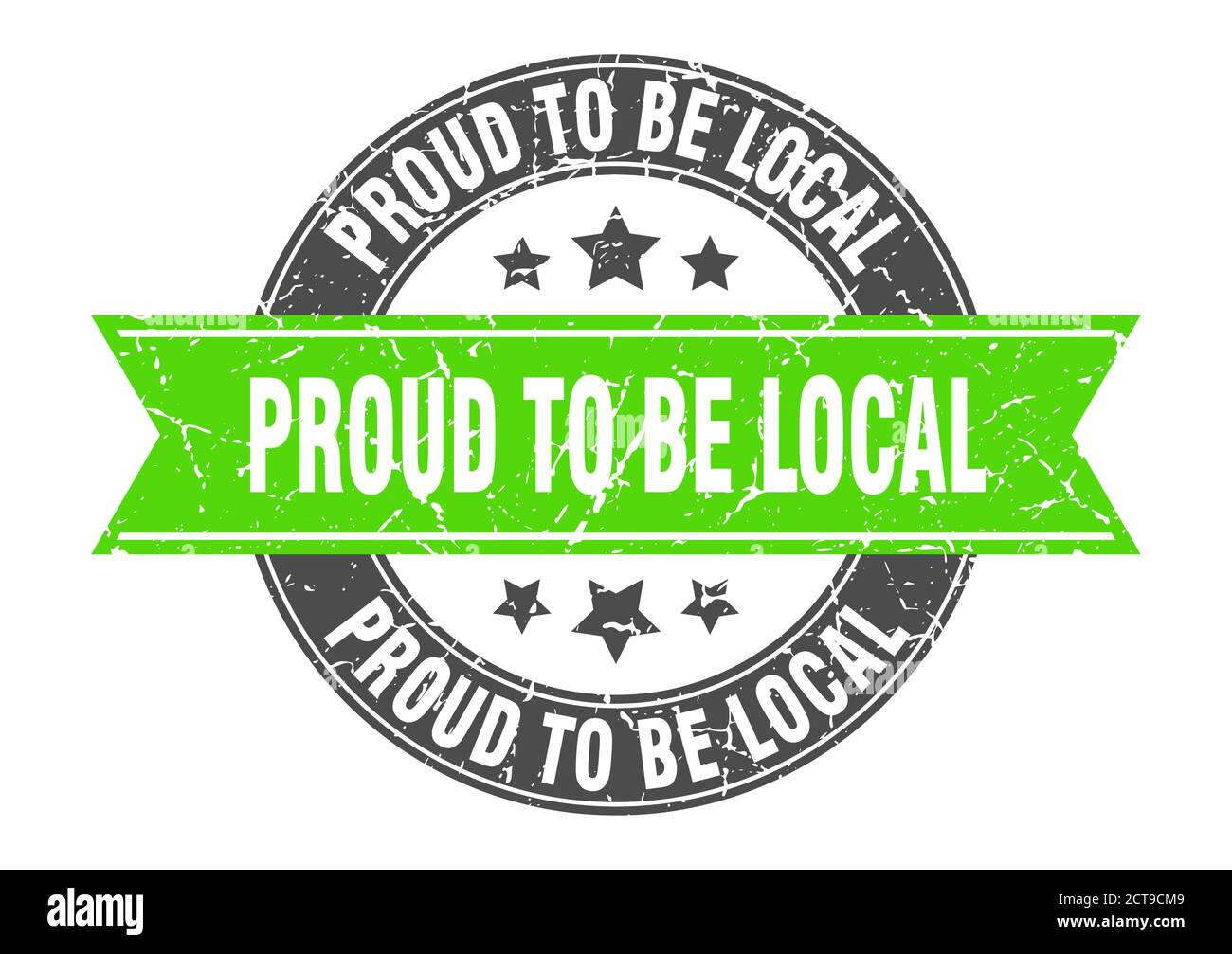 Proud local sign in Stock Vector Images - Alamy
