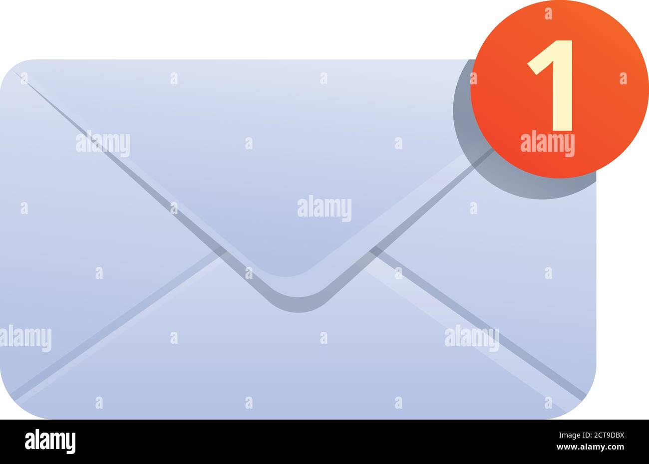 New inbox envelope icon. Cartoon of new inbox envelope vector icon for ...