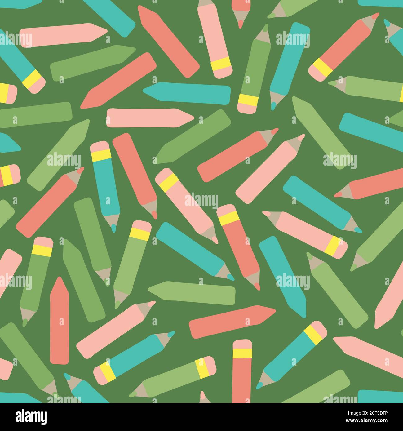 Pastel crayons drawing Stock Vector Images - Alamy