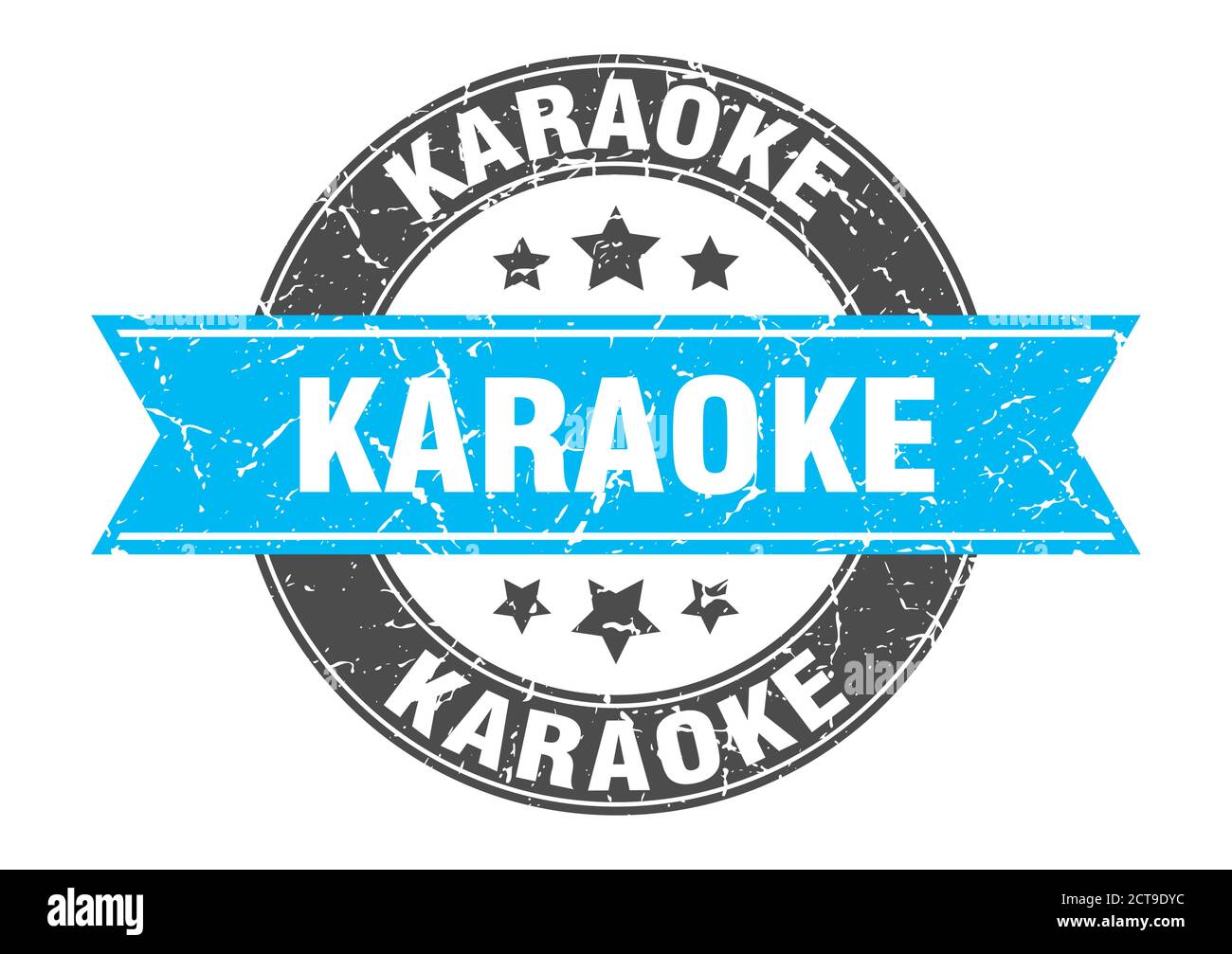 Karaoke label emblem badge Cut Out Stock Images & Pictures - Alamy