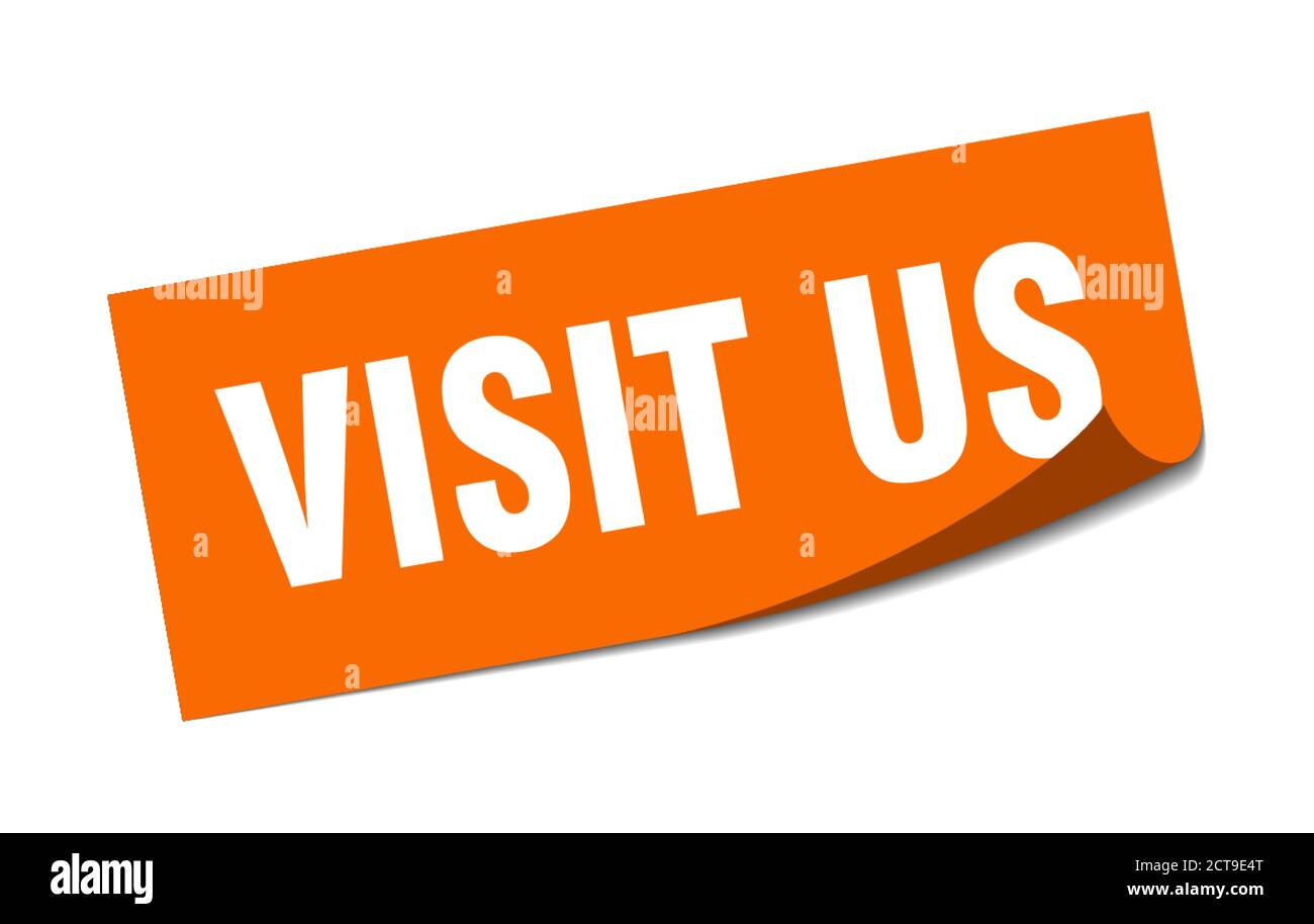 Visit us design Stock Vector Images - Alamy