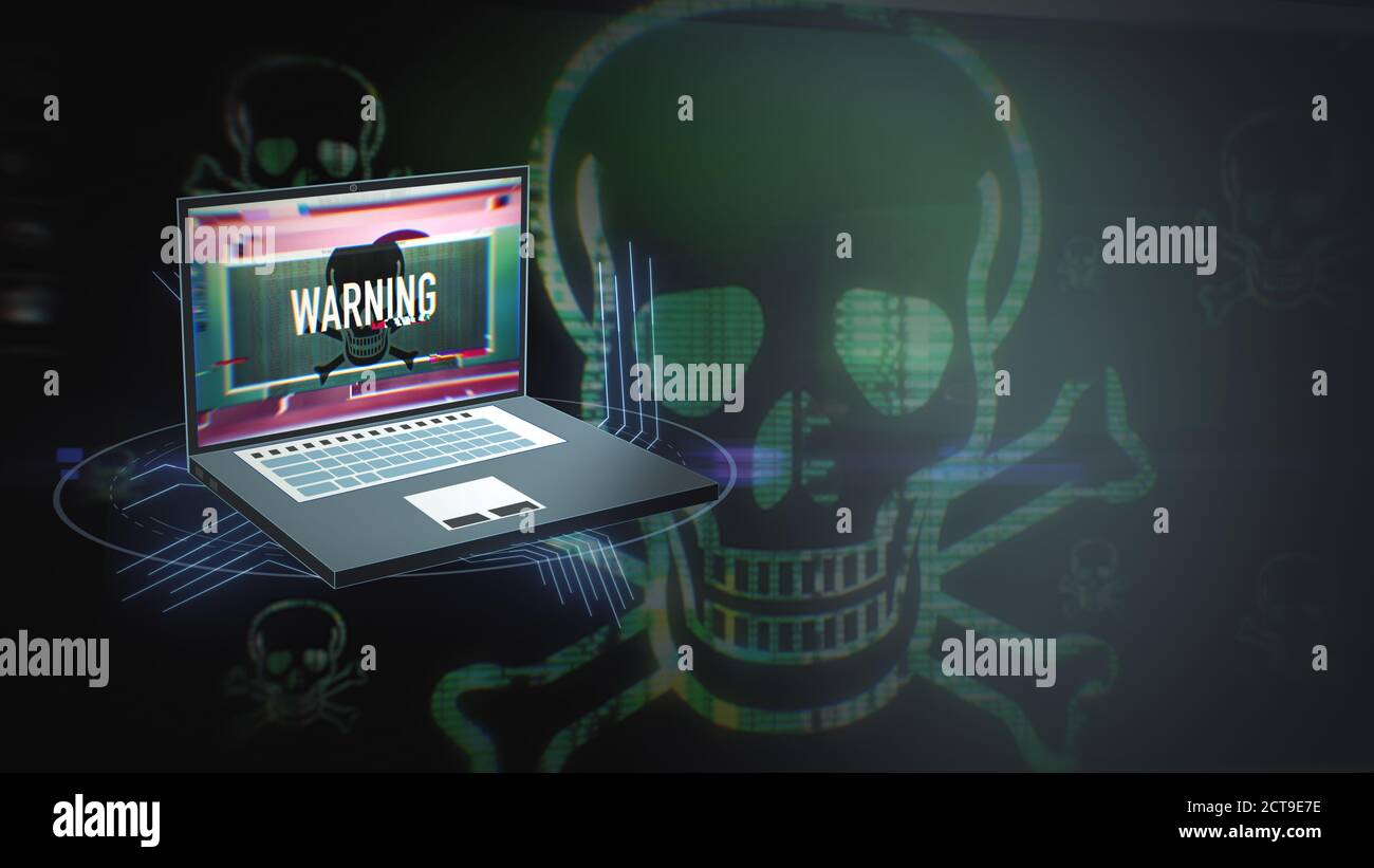 Virus icon on screen 4k hi-res stock photography and images - Alamy