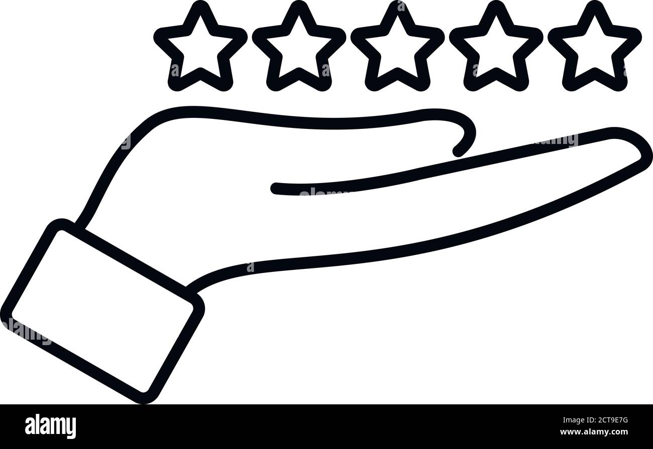 Communication reputation icon. Outline communication reputation vector ...