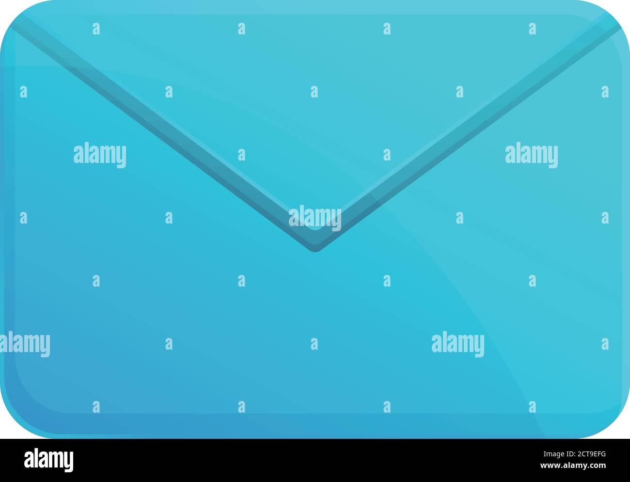 Document envelope icon. Cartoon of document envelope vector icon for ...