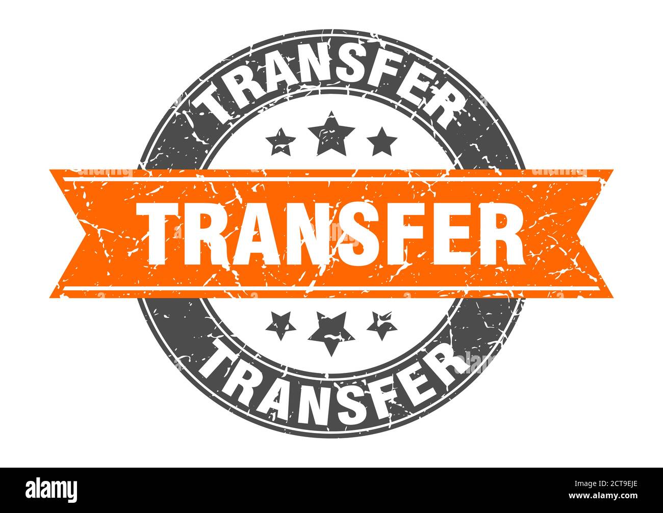 Transfer ribbon label sign Stock Vector Images - Alamy