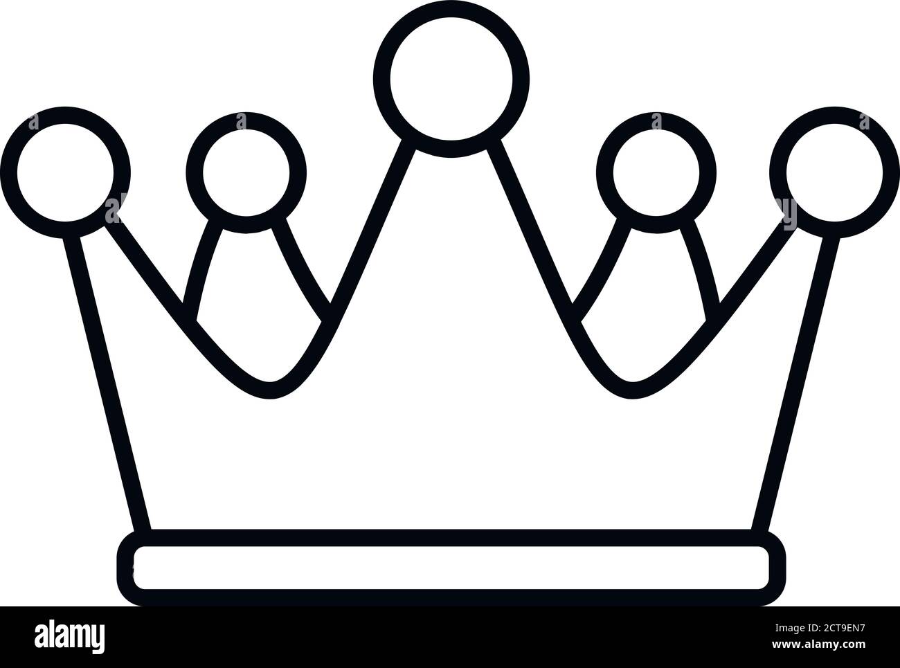 Crown Outline Clipart