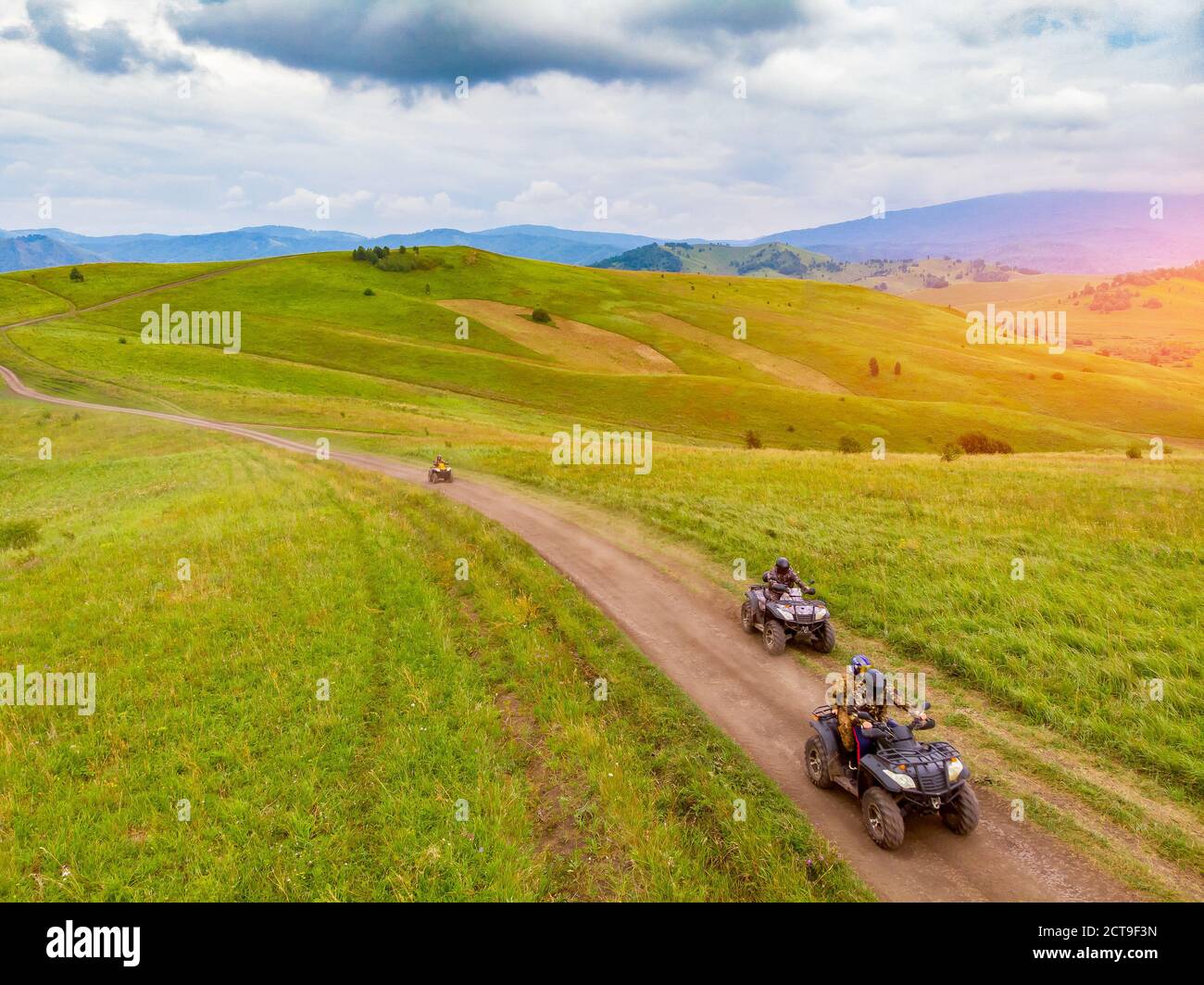Drone quad bike hi-res stock photography and images - Alamy