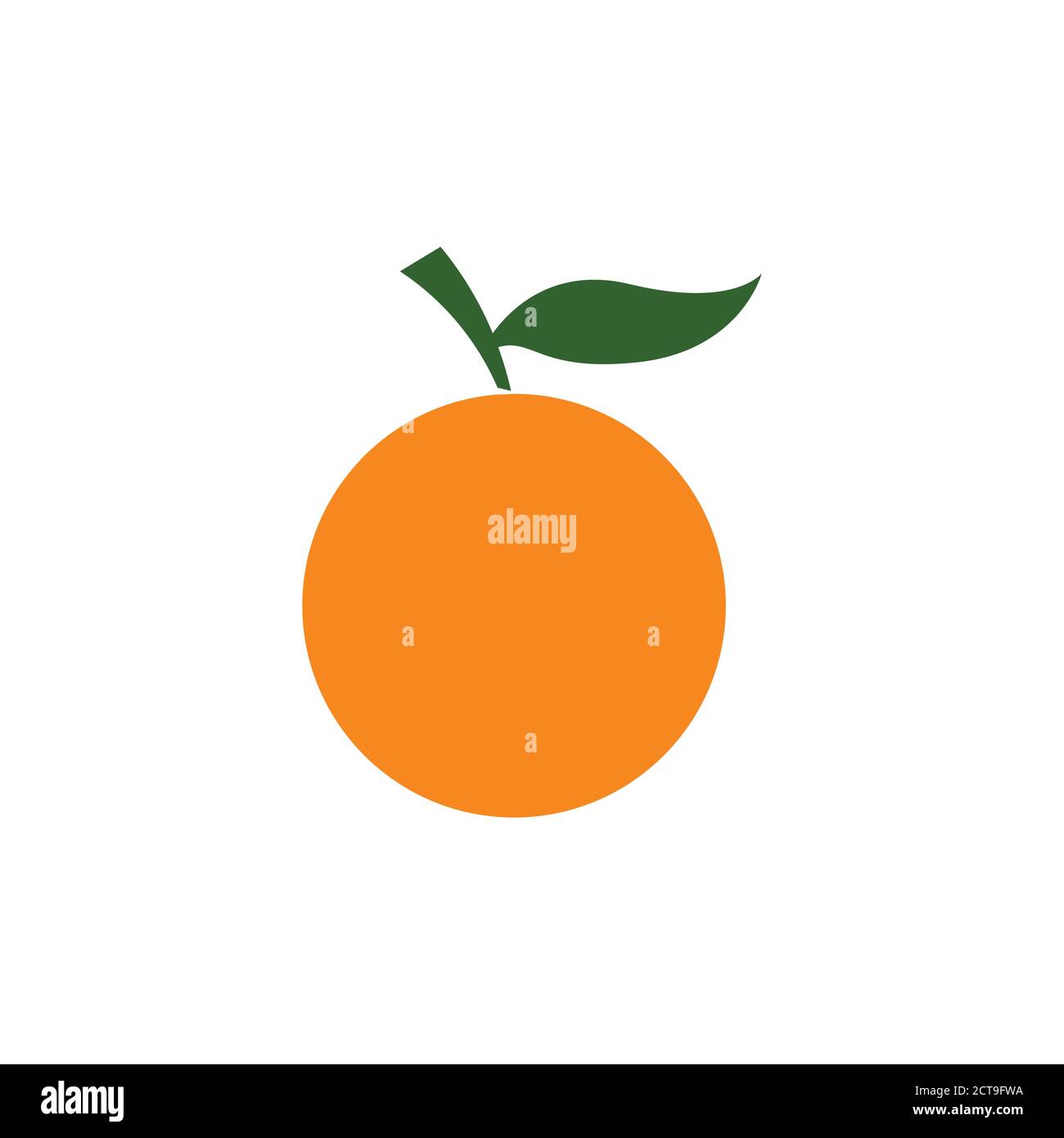 Orange logo concept Stock Vector Images - Alamy
