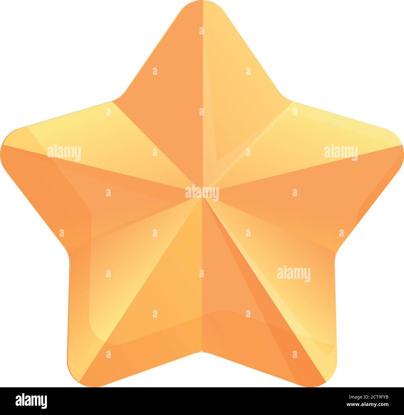 Product star review icon. Cartoon of product star review vector icon ...