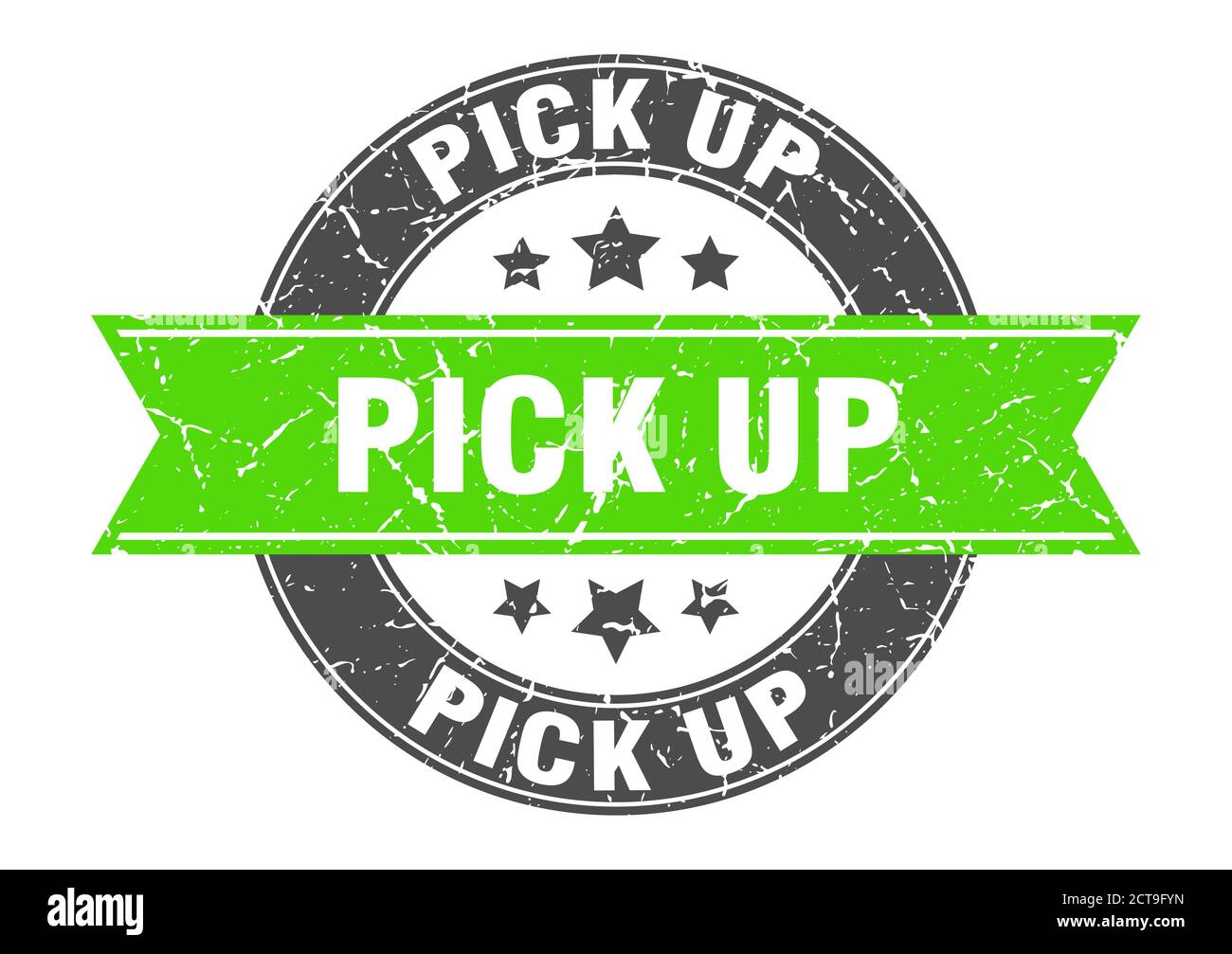 Pick up round ribbon Stock Vector Images - Alamy