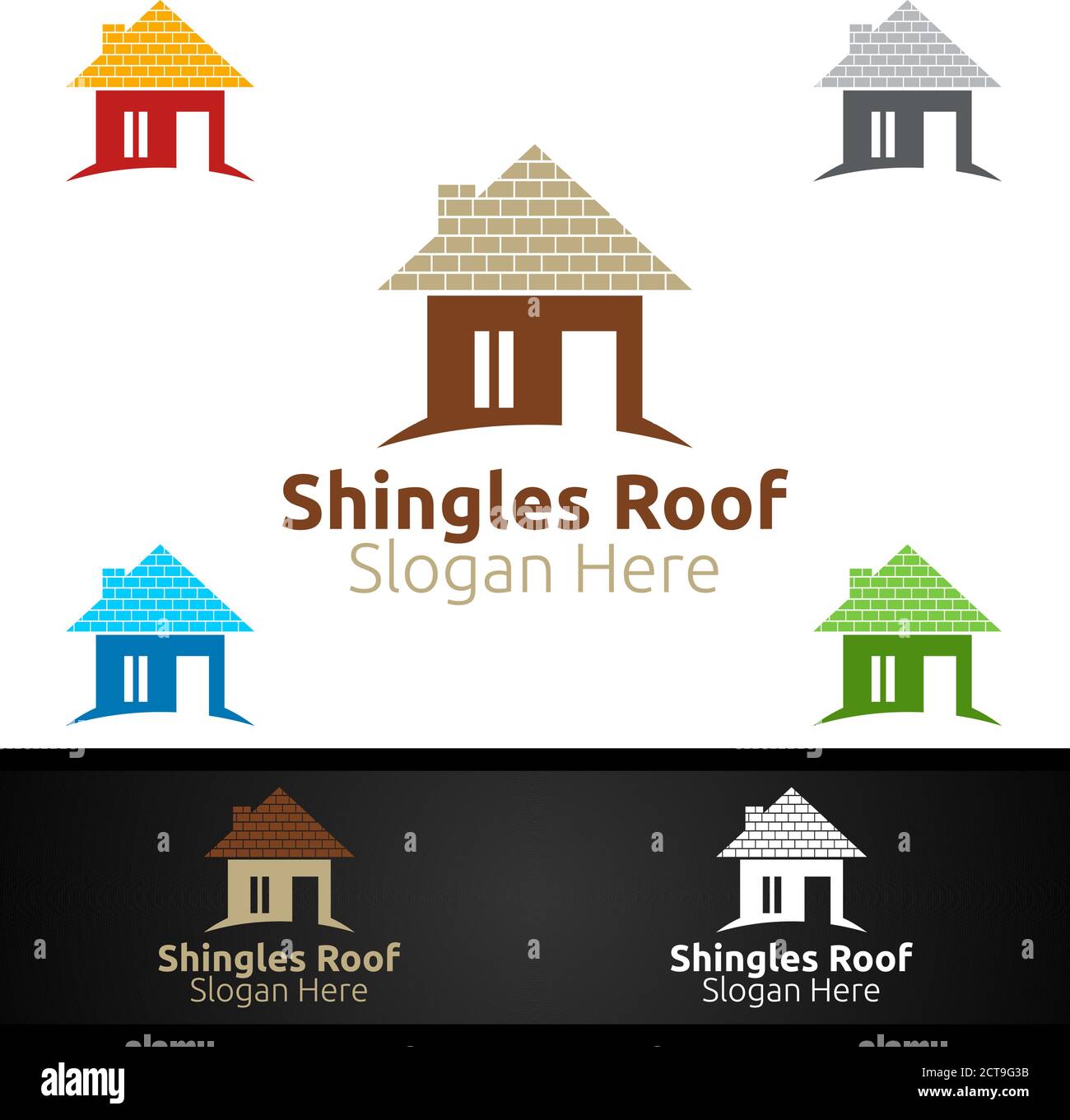 Asphalt roofing shingles Stock Vector Images - Alamy