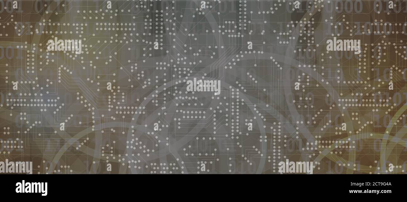 Abstract Structure Circuit Computer Technology Business Background