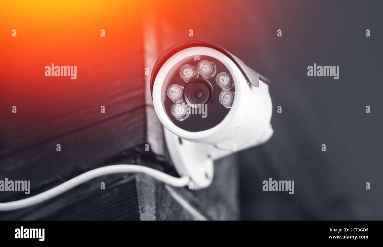 Cctv camera looking down hi-res stock photography and images - Alamy