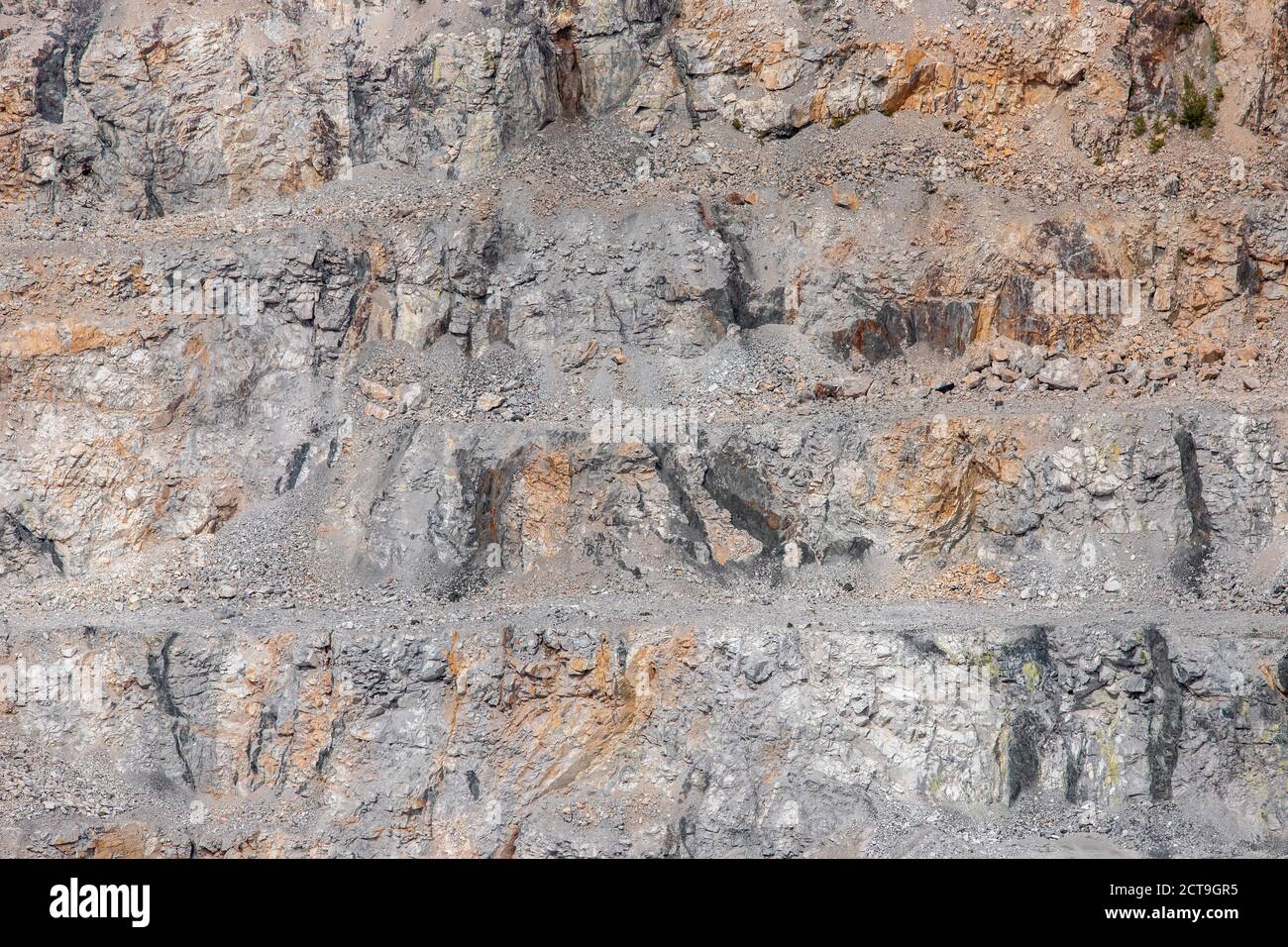 Rock texture for coal and stone open pit mine Stock Photo - Alamy