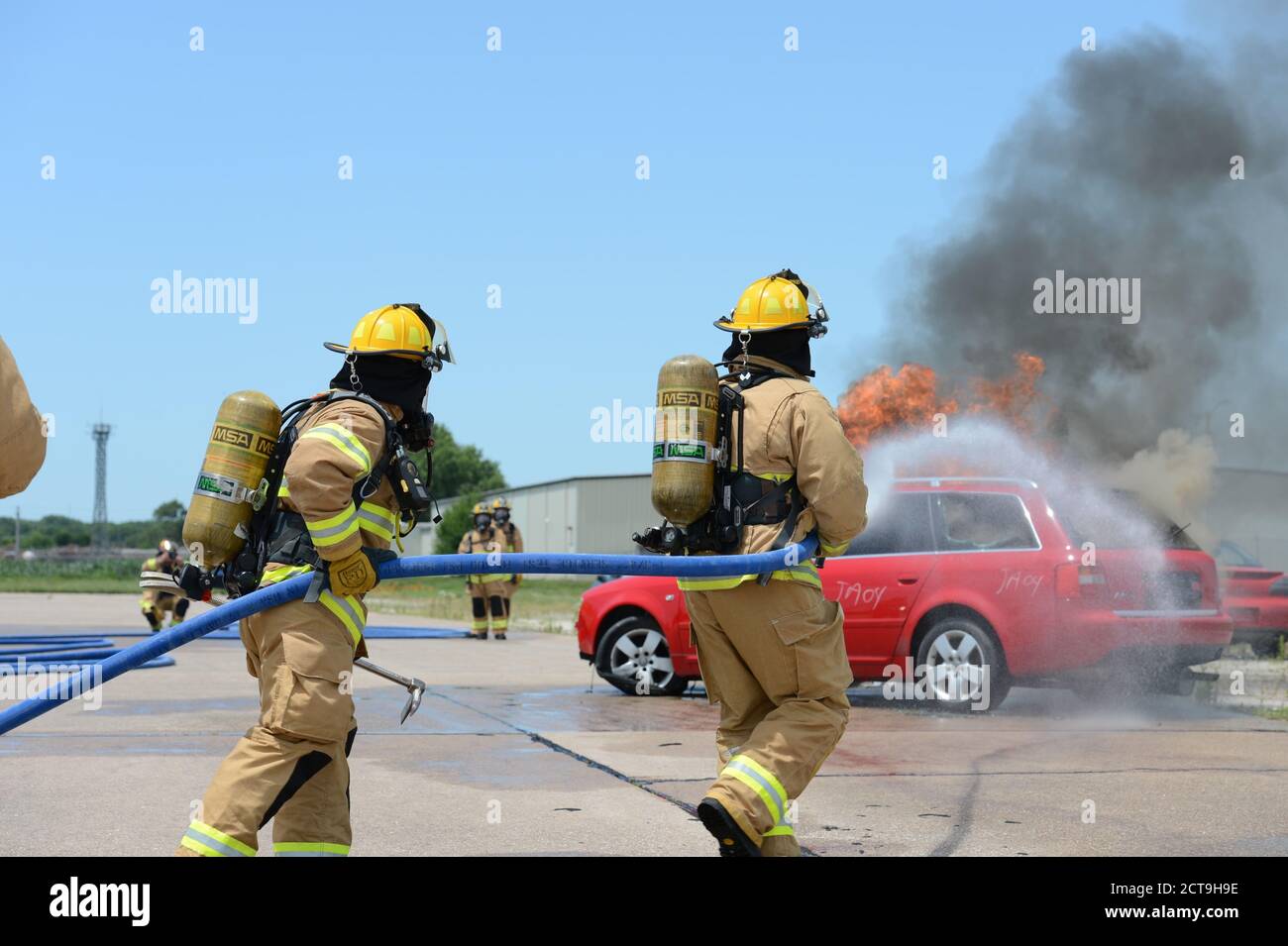 Five new state firefighters with the Nebraska Air National Guard Base ...