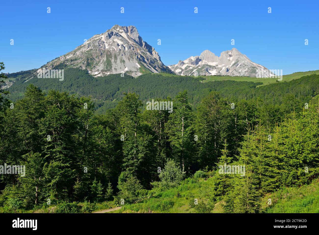 Montenegro, Crna Gora, View of Komovi Mountains Stock Photo - Alamy