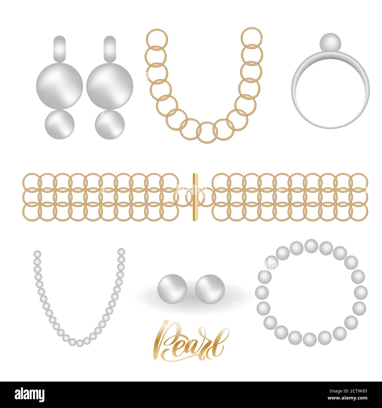 Fashion jewelry ad Stock Vector Images - Alamy