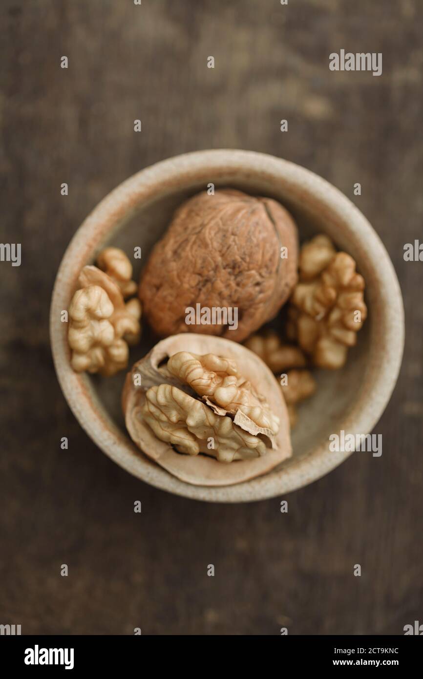 Whole half fresh walnuts hi-res stock photography and images - Alamy