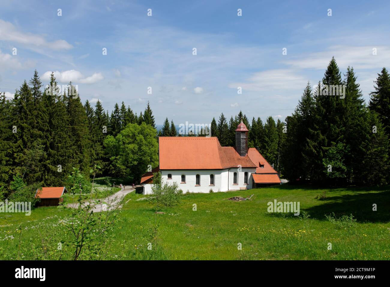 Germany, Bavaria, Nesselwang, pilgrimage church Maria Trost Stock Photo ...