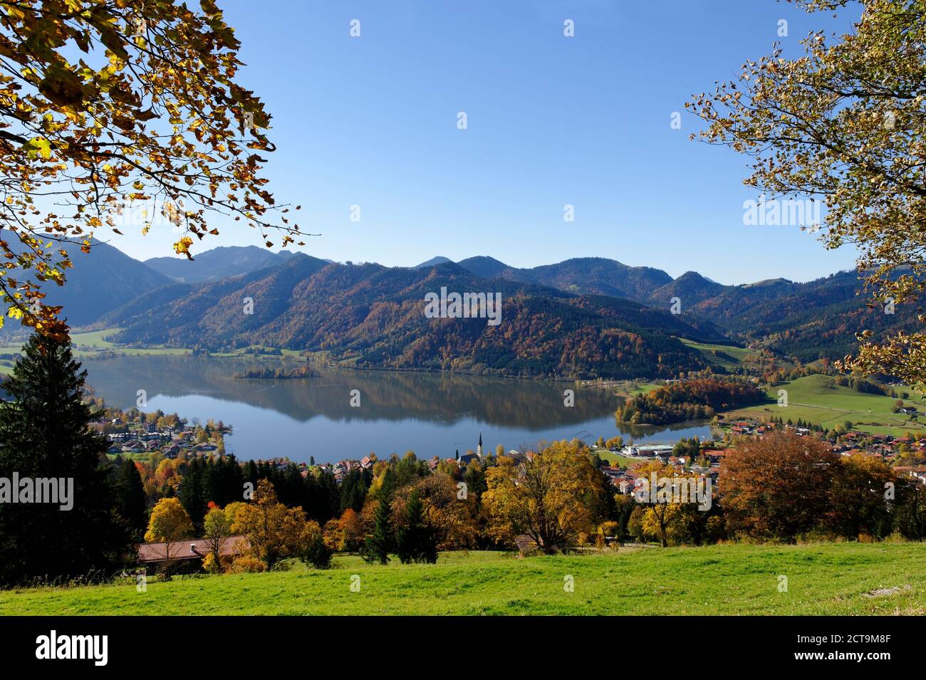 Germany, Bavaria, Lake and town Schliersee Stock Photo - Alamy