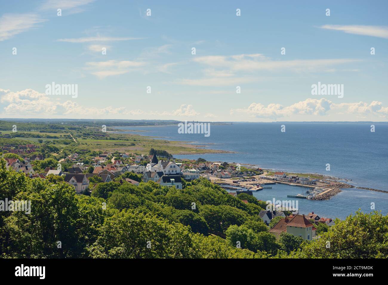 Sweden, Townscape of Moelle at Kattegat Stock Photo - Alamy