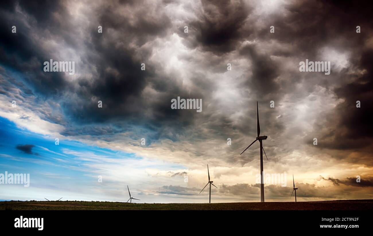 Dramatic wind turbine image hi-res stock photography and images - Alamy