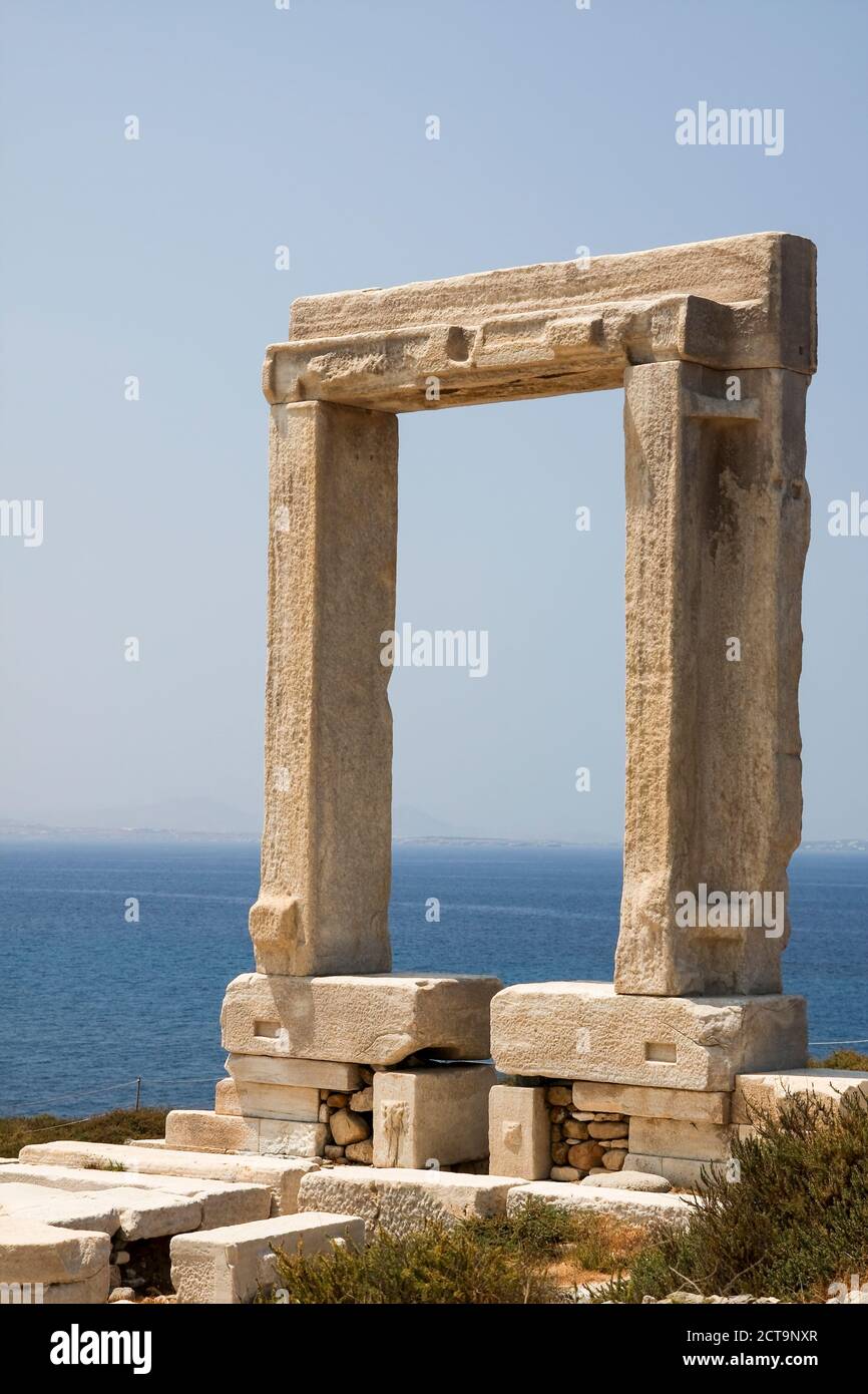 Greek temple gate hi-res stock photography and images - Alamy