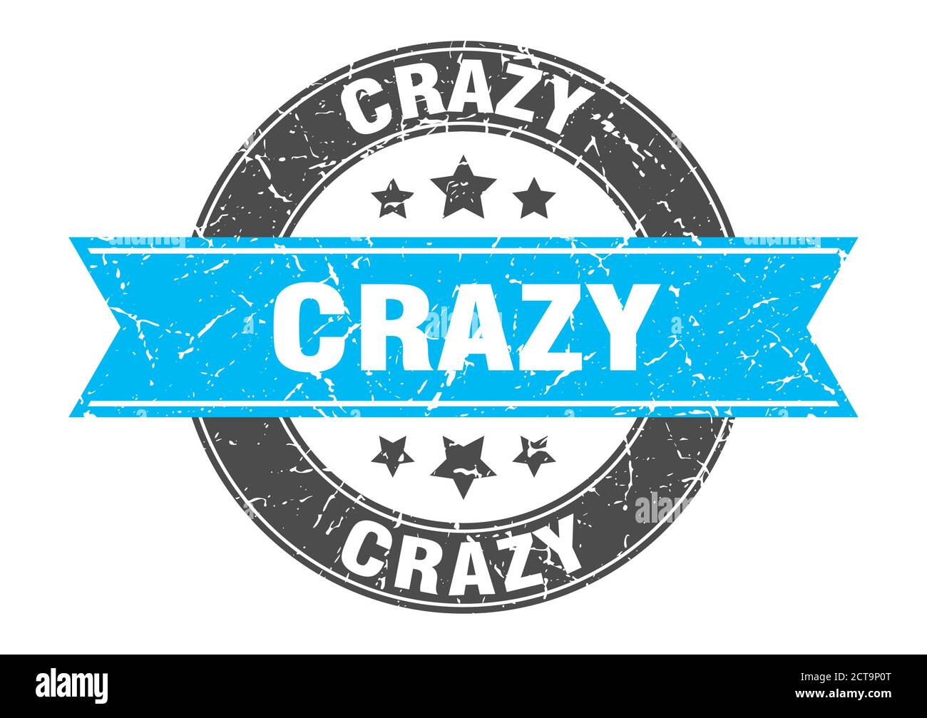 Crazy ribbon label sign hi-res stock photography and images - Alamy