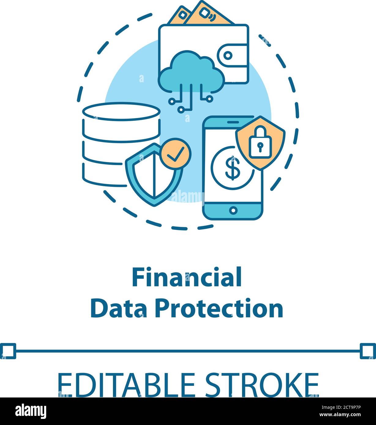Round scanner financial data hi-res stock photography and images - Alamy