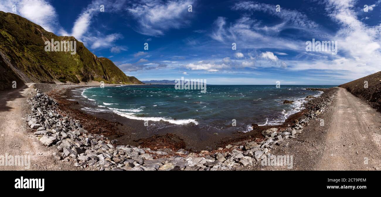 New Zealand, Wellington, Red Rocks Reserve Stock Photo - Alamy