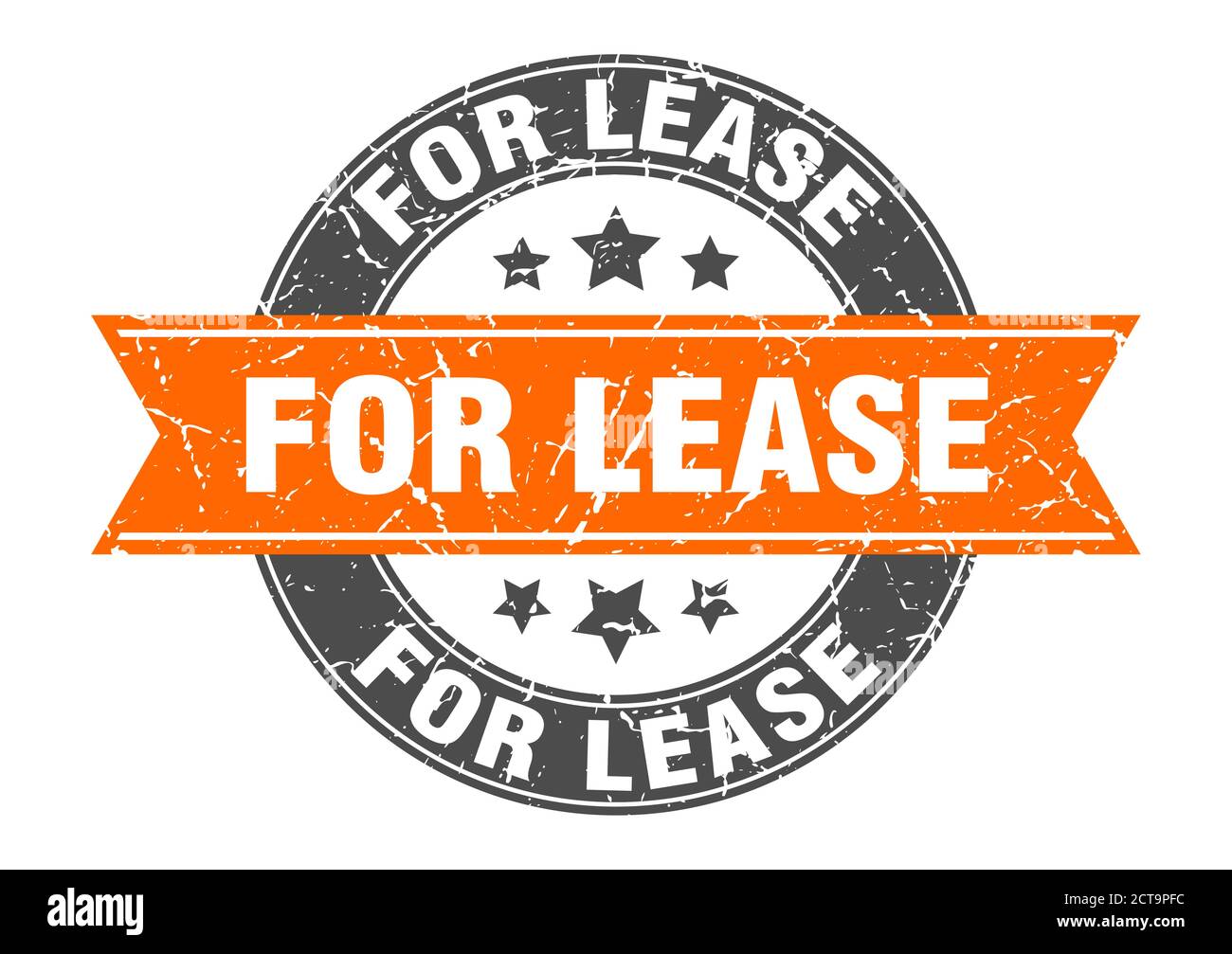 for lease round stamp with ribbon. sign. label Stock Vector Image & Art ...